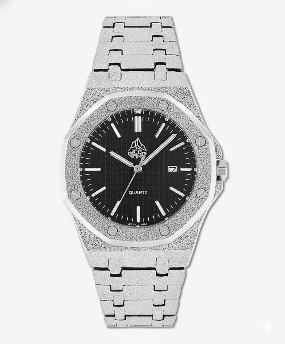 Waffle Frosted Gold Unisex Watch – ICEGANG Luxury – Icegang.us